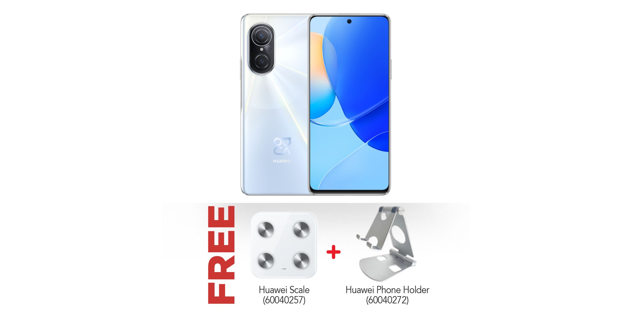 Huawei Nova 9SE White & Free HUAWEI Health Scale + Huawei Phone Holder