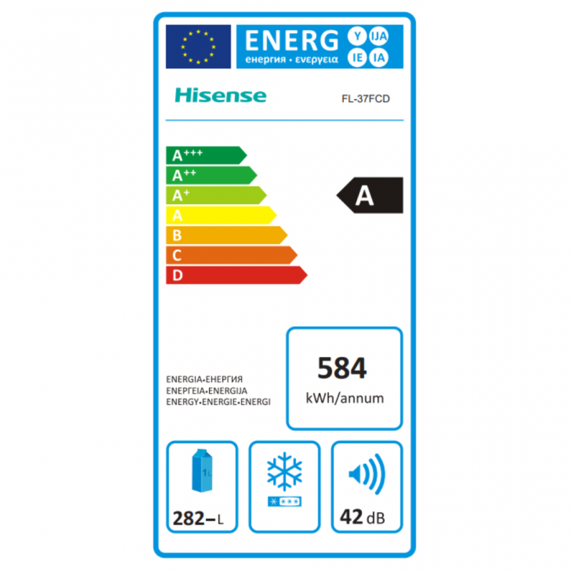 Hisense FL-37FCD Refrigerator