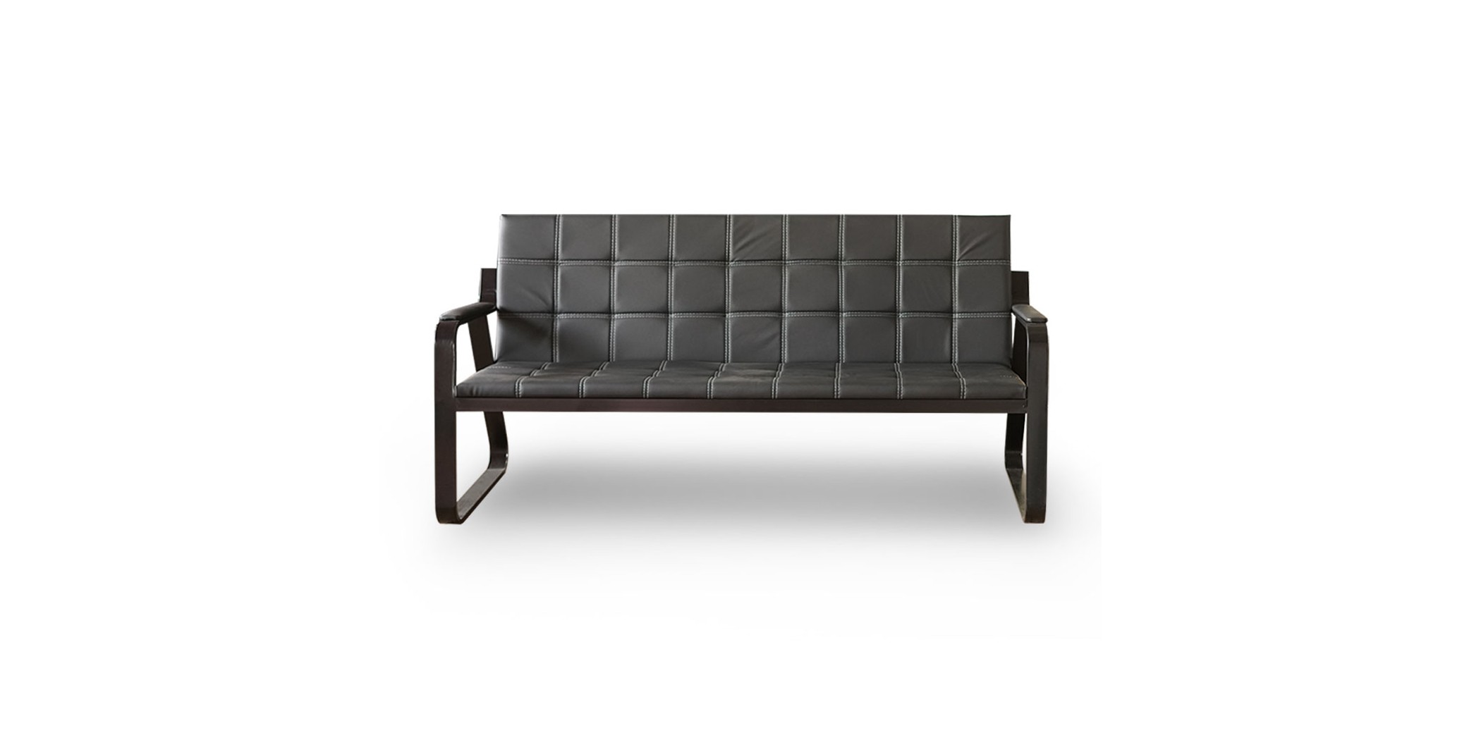 Comfy Leisure Sofa PU Leather 3 Seater