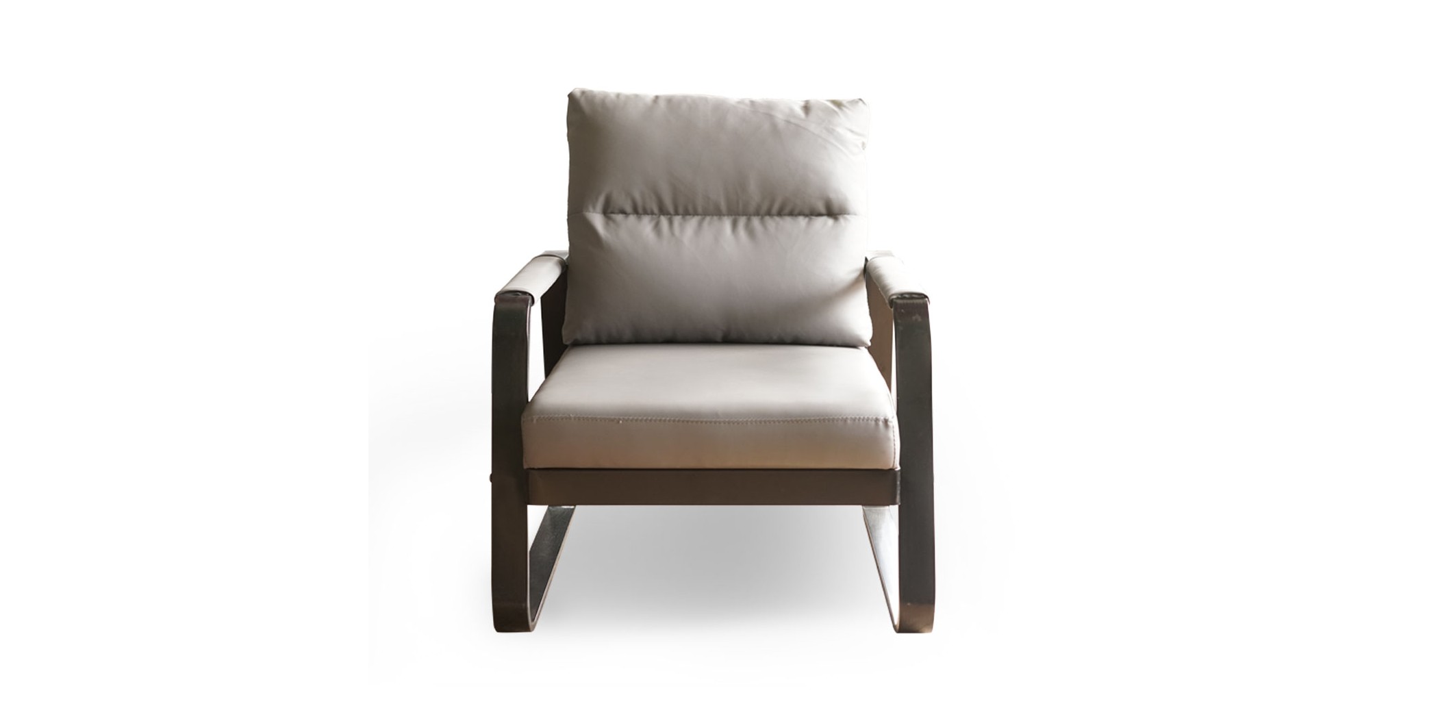 Comfy Leisure Sofa Single PU Leather