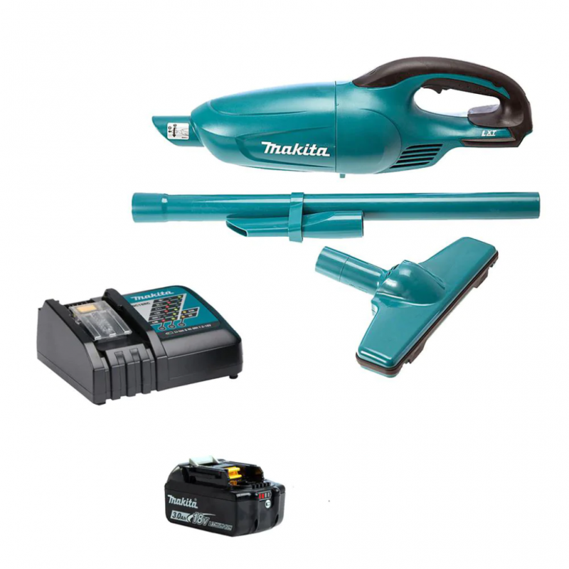 Makita DCL180RF Cordless 18v LI-ION Blue Cleaner 2YW Free Cyclone ...