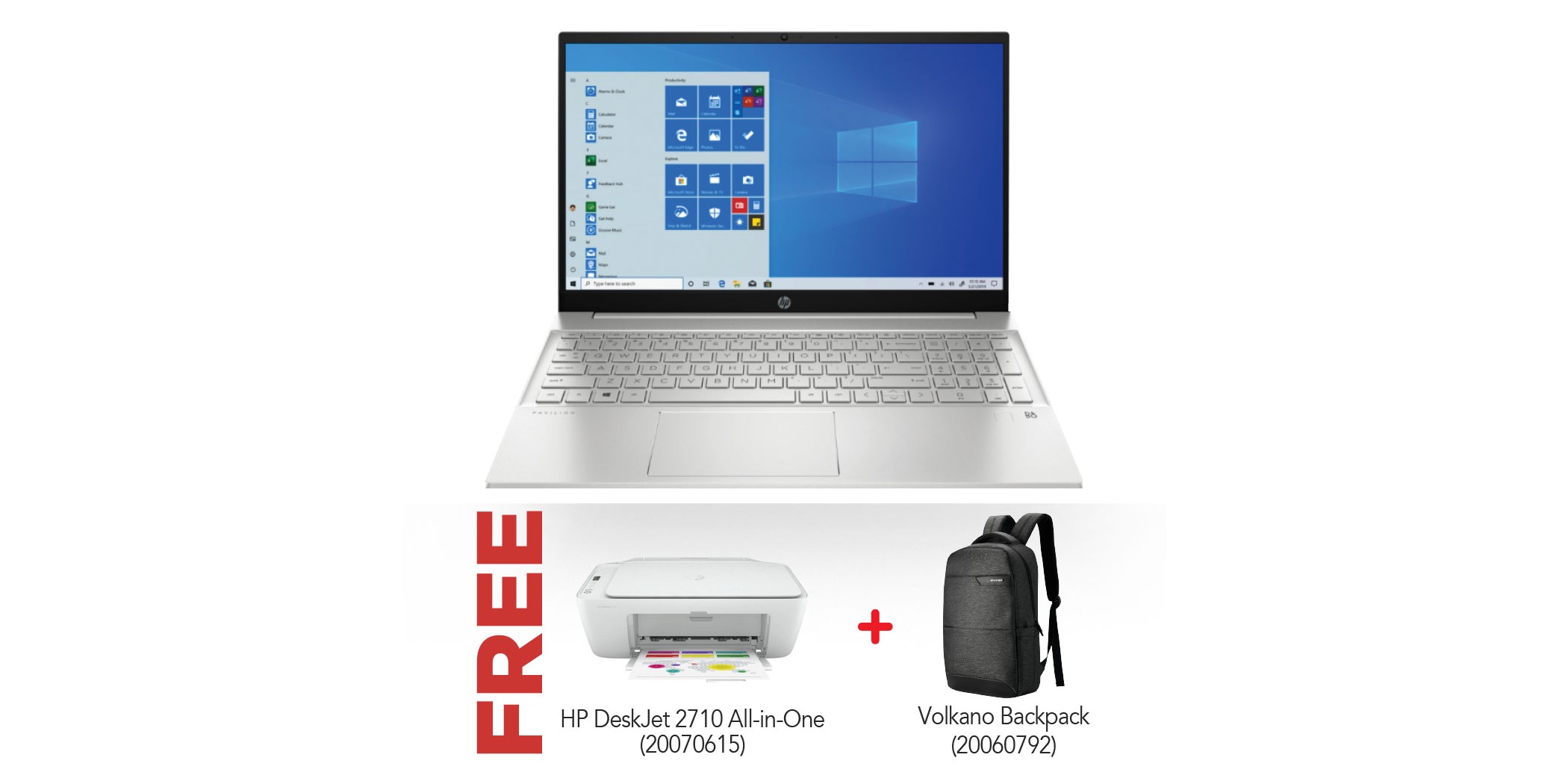 HP Pavilion Core i3-1115G4 Strelka 20C2 & Free HP DeskJet 2710 All-in ...