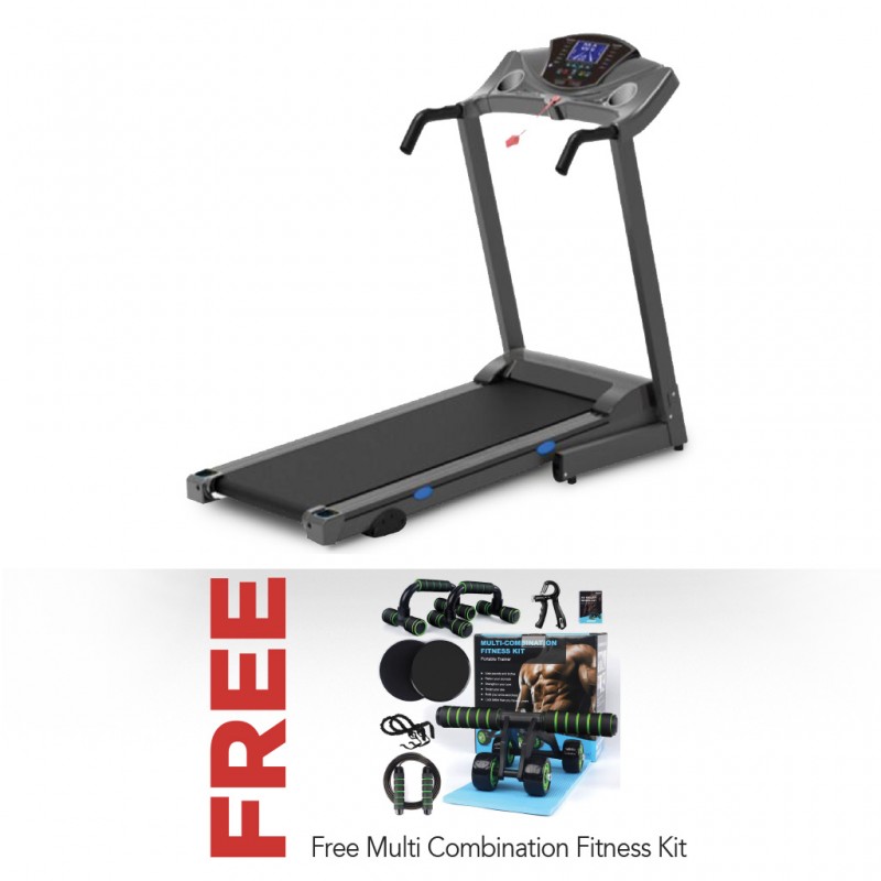 JDM Sports TM143 Motorized Treadmill & Free Multi Combination Fitness Kit