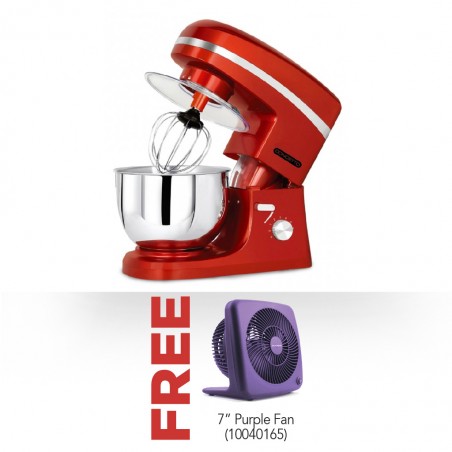 Concetto CEM-83 5.2L Red Stand Mixer & Free Air Monster 15827 7" Purple ...