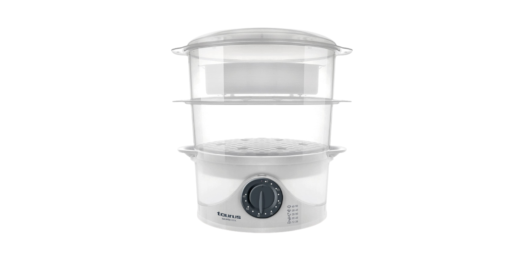 Taurus Salutecook 800W 6L WH Steam Cooker - 968116000
