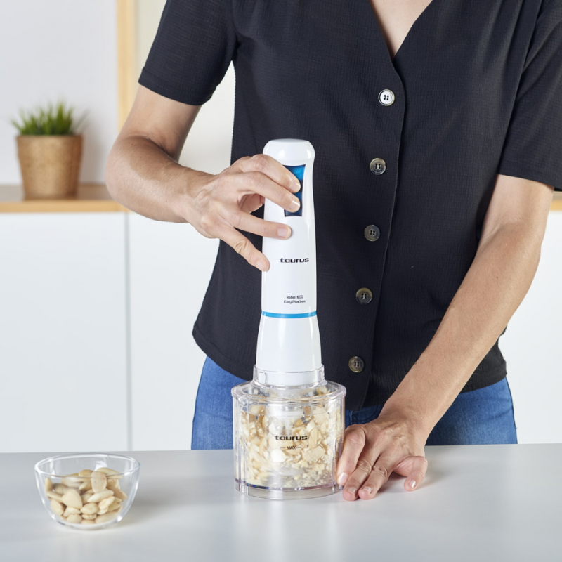 Taurus Robot 600 Easy Plus Inox 600W Hand Blender With Chopper jar ...