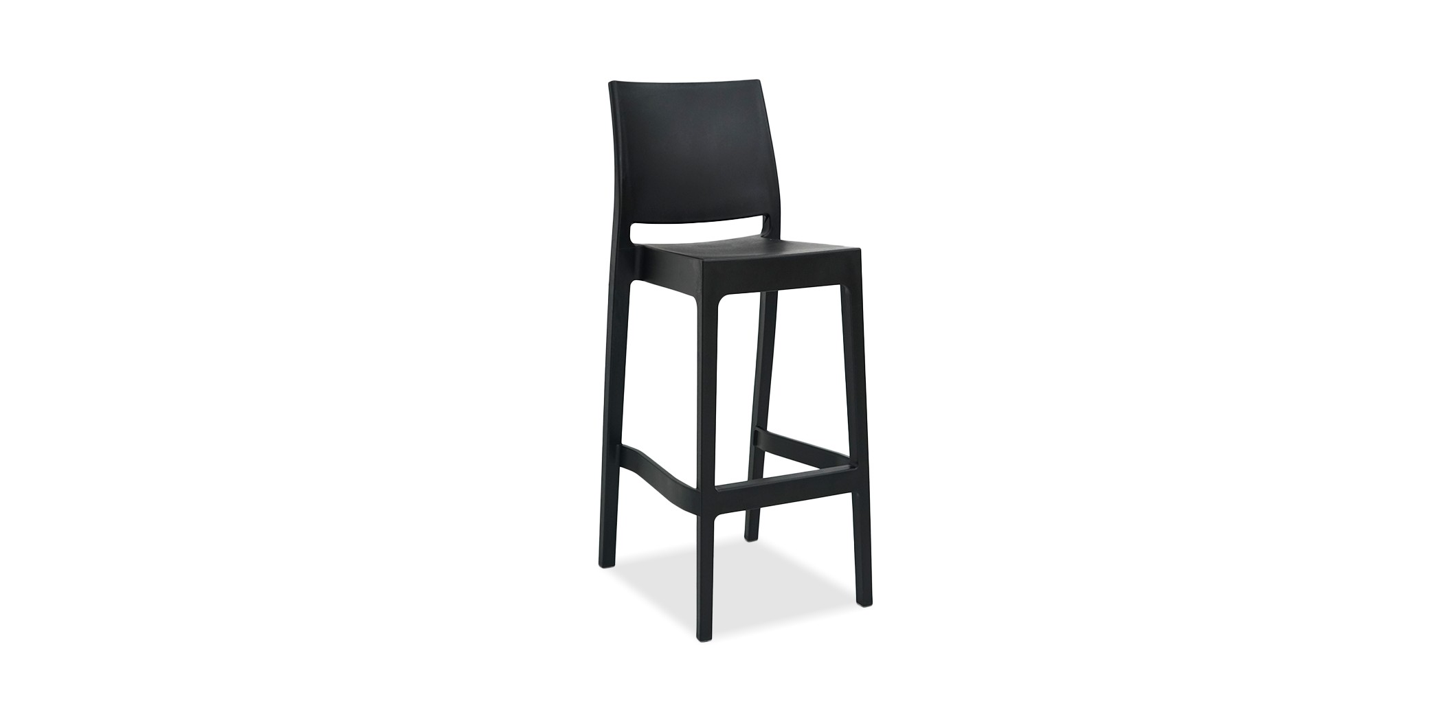 Siesta Maya Bar Stool Black 75cm Ref 099