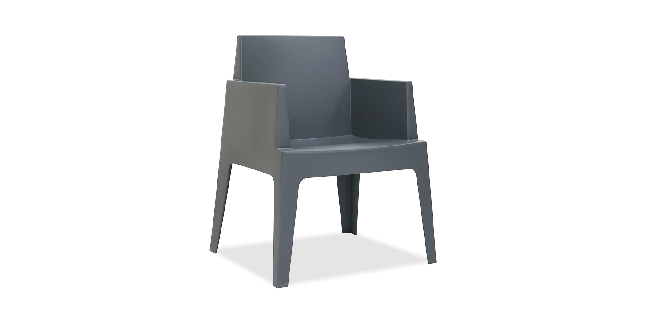 Siesta Box Armchair Dark Grey Ref 058