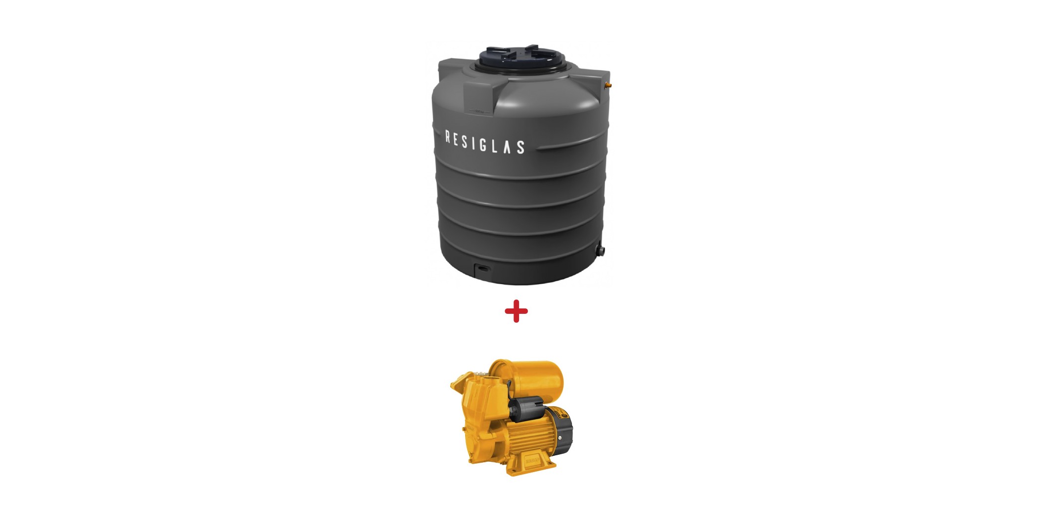 Resiglas 750 Lts Polychrome Water Tank Grey Stone + Ingco VPA3708 Water ... Resiglas 750 Lts Polychrome Water Tank Grey Stone + Ingco VPA3708 Water ...