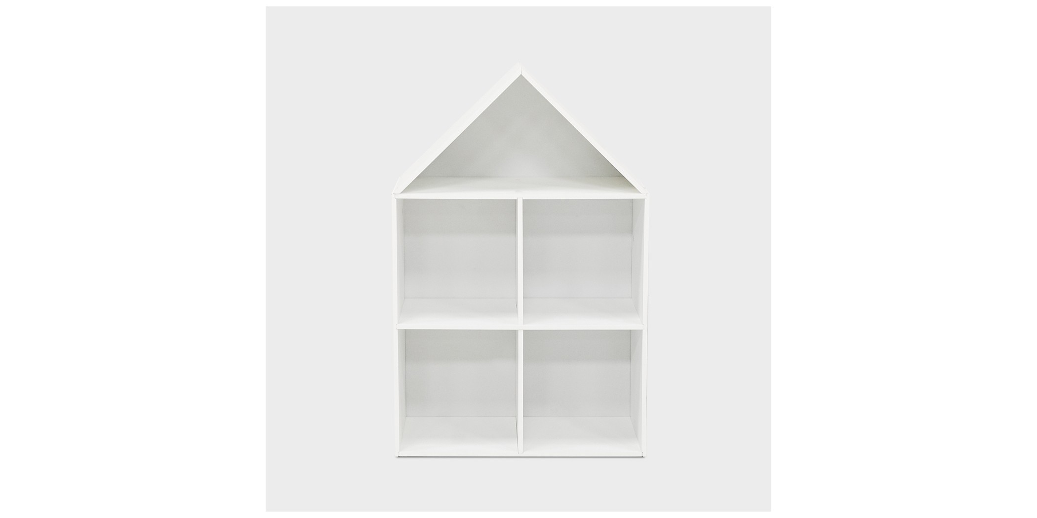 Cubby House 4 Storages White