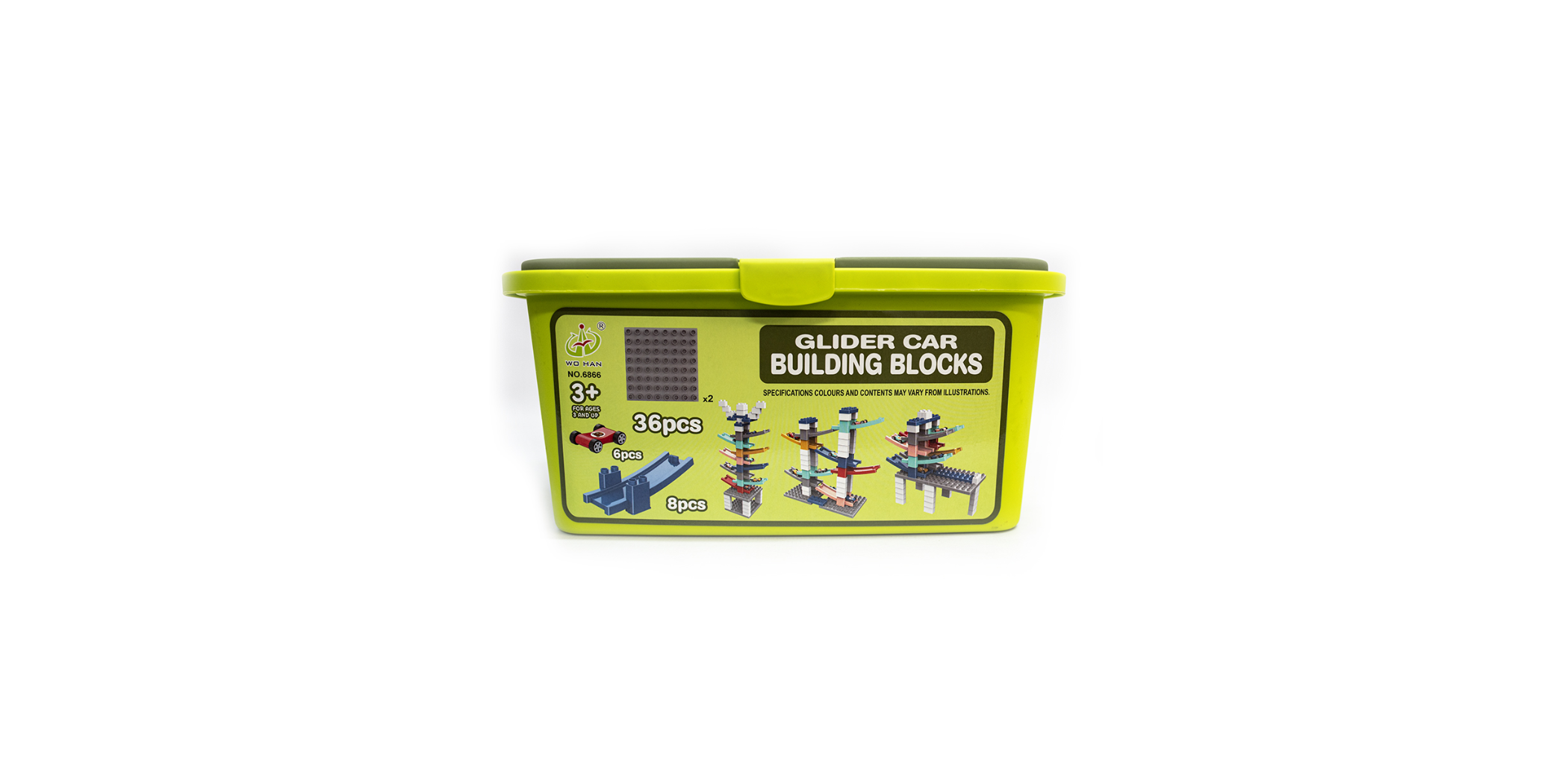Masen Glider Car Building Blocks 36 Pcs - 6866