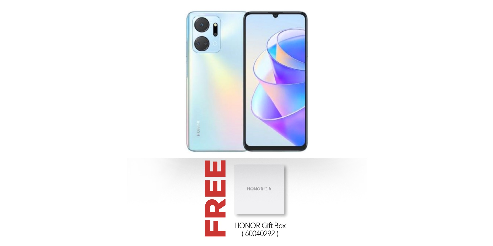 HONOR X7a Titanium Silver & Free Honor Gift Box