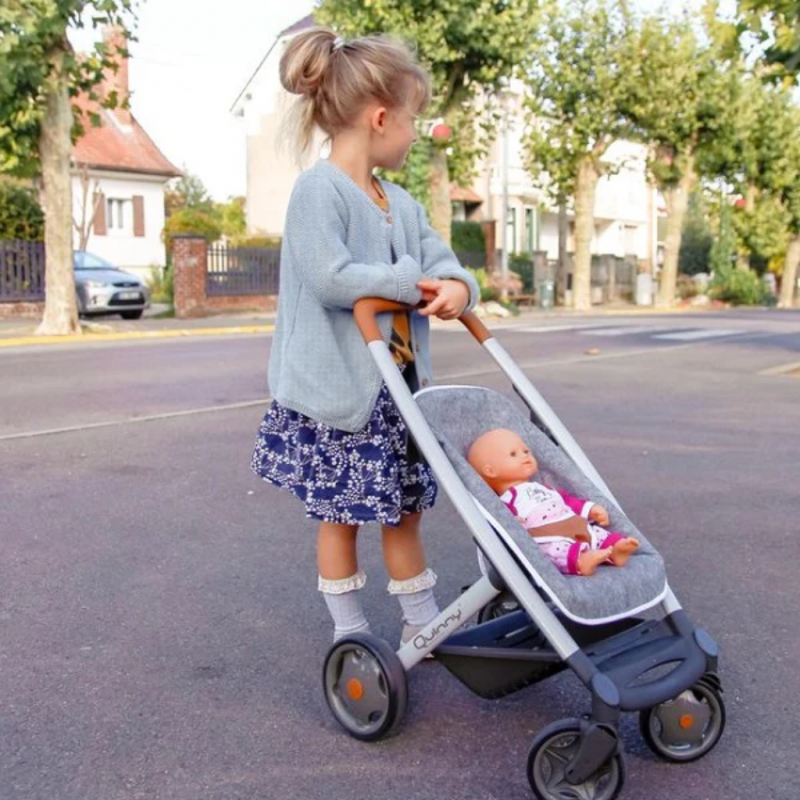 Smoby - Quinny 3In1 Doll Pram Grey