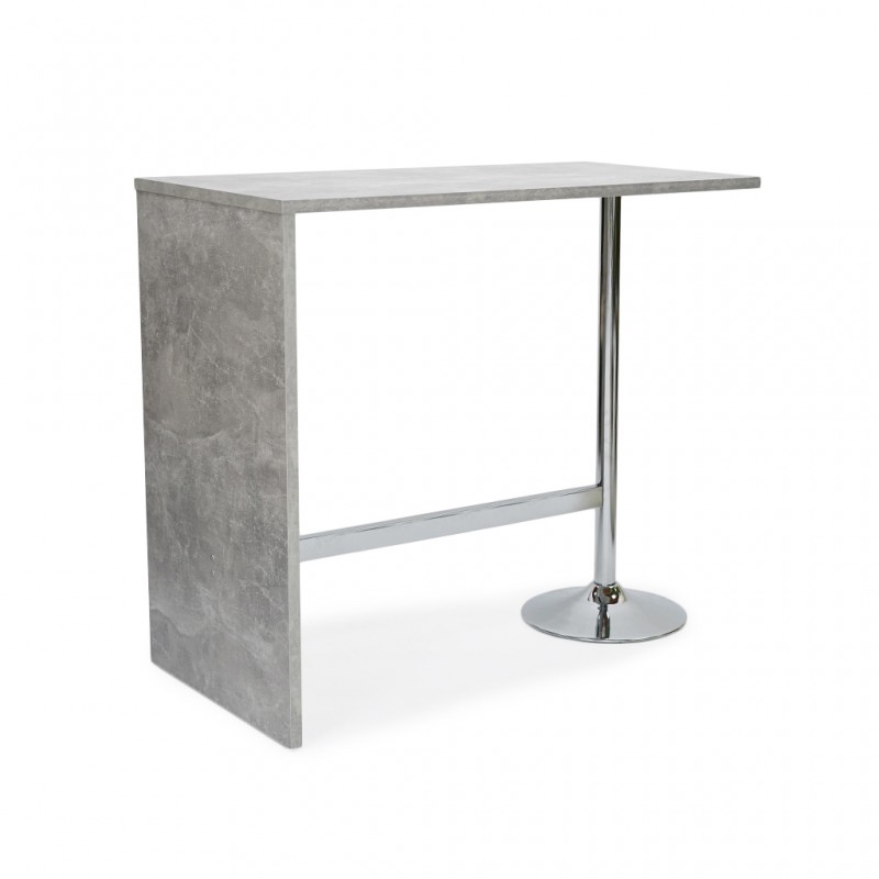 Party Bar Table Structured Concrete Color