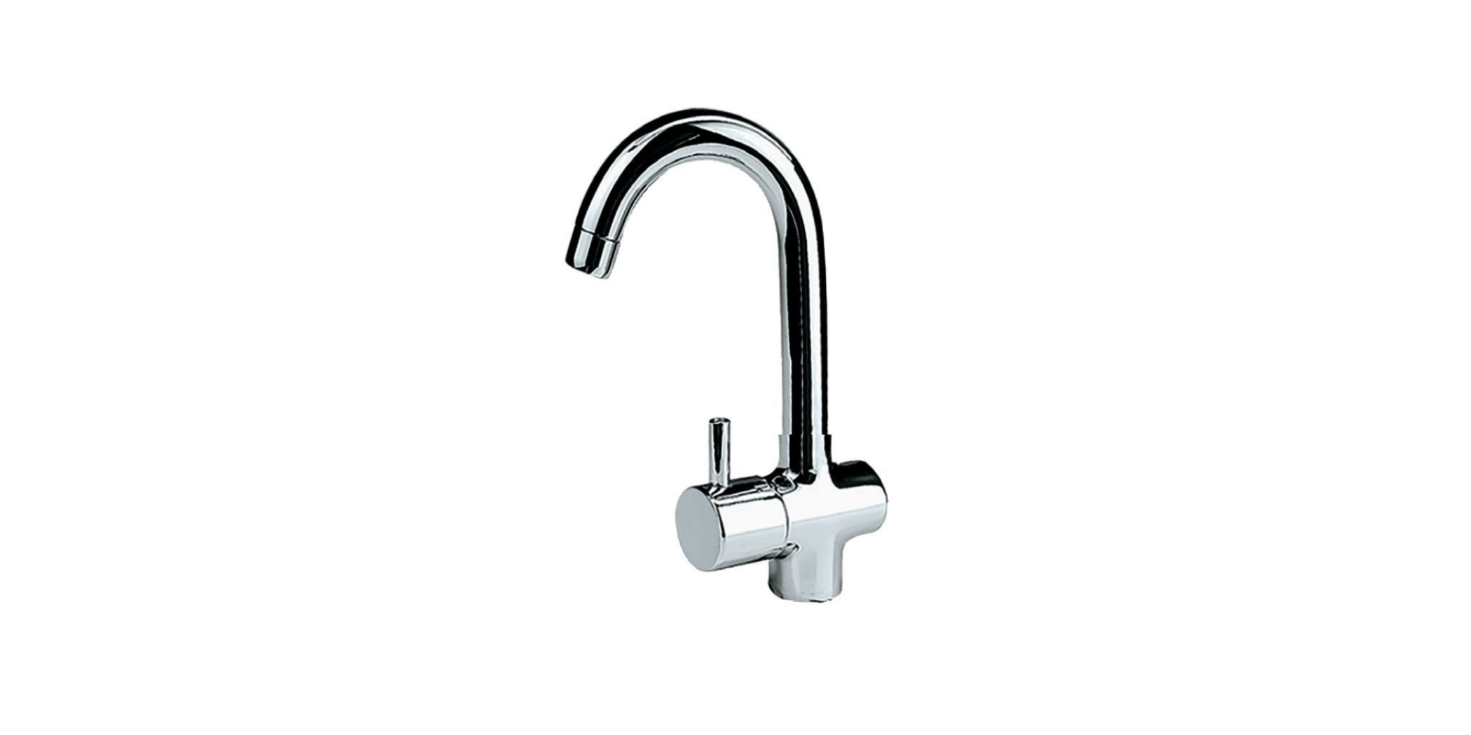 Jaquar Florentine Sink Pillar Tap With Swivel Spout FLR-CHR-5357N