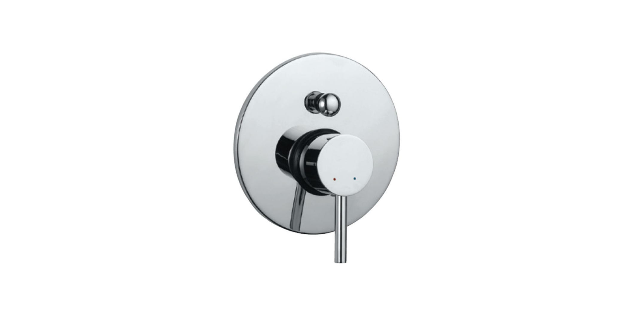 Jaquar Florentine Singe Lever Hi Flow In Wall Diverter FLR-CHR-5079NK