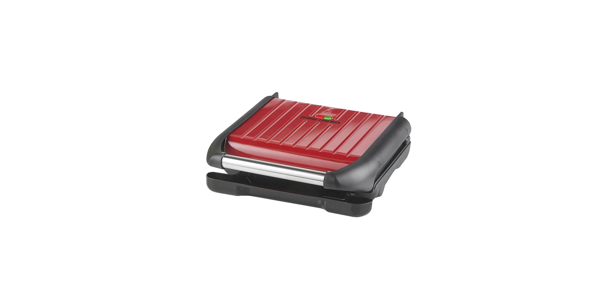 George Foreman 25040 Red Steel Family Grill "O"