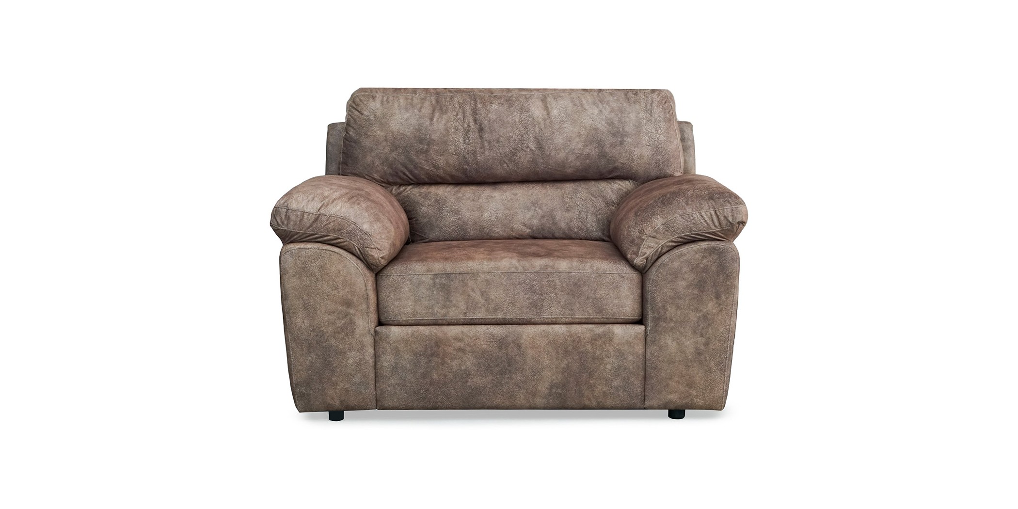 Maurizio 1 Seater Brown Col Fabric