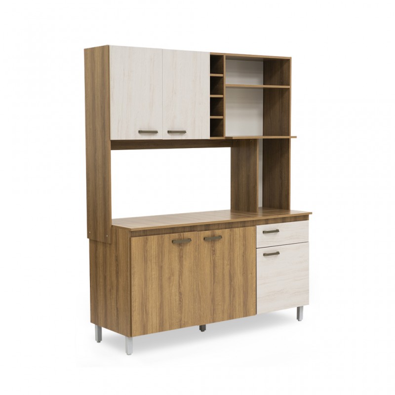 Star Kitchen Cabinet Amendao/Nature 5 Doors & 1 Drawer