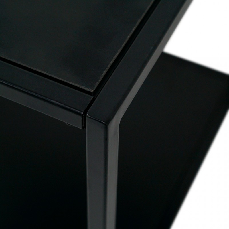 Blacky Coffee Table Metal & MDF Black