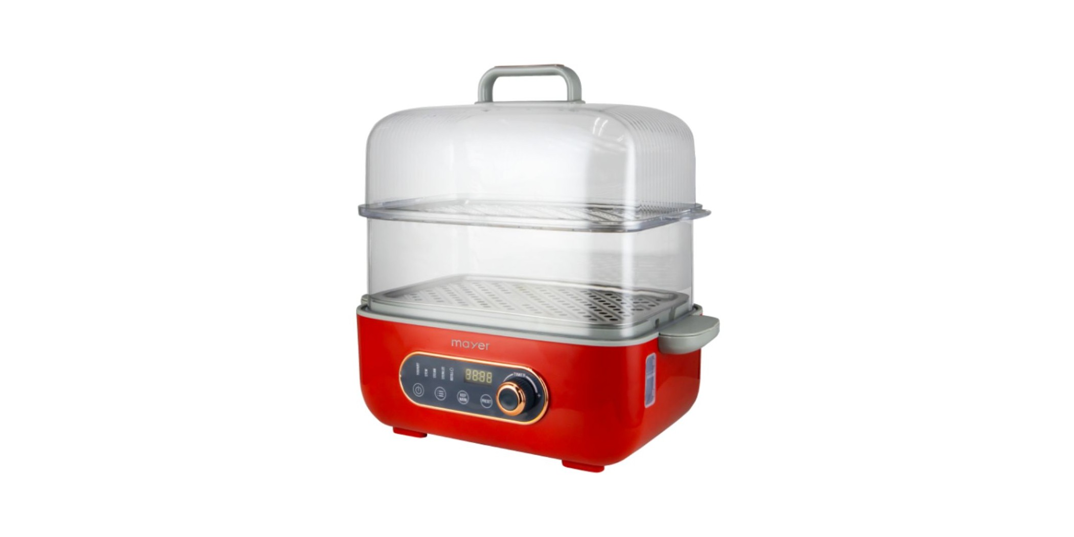 Mayer MMFS10 10L Digital Red Food Steamer