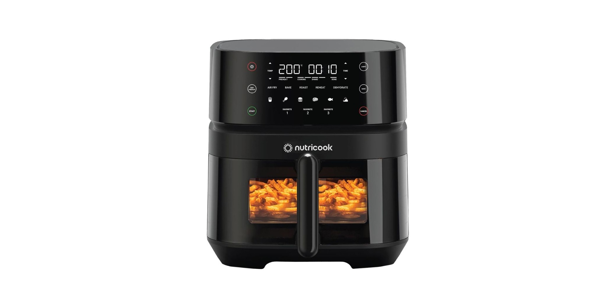 Nutricook NC-AF357V 5.7L 2YW Black Air Fryer Vision