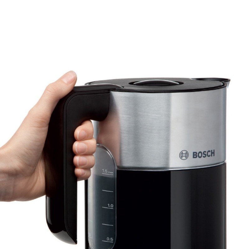 Bosch TWK8613P 1.5L Blk/S.Steel Styline Kettle