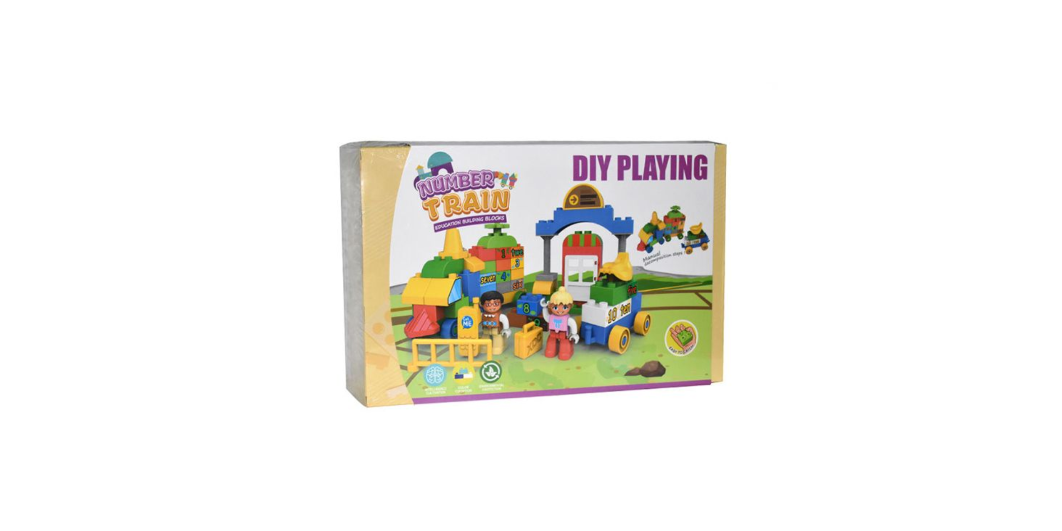 Masen Number Train Building Blocks 67 Pcs 2857A9