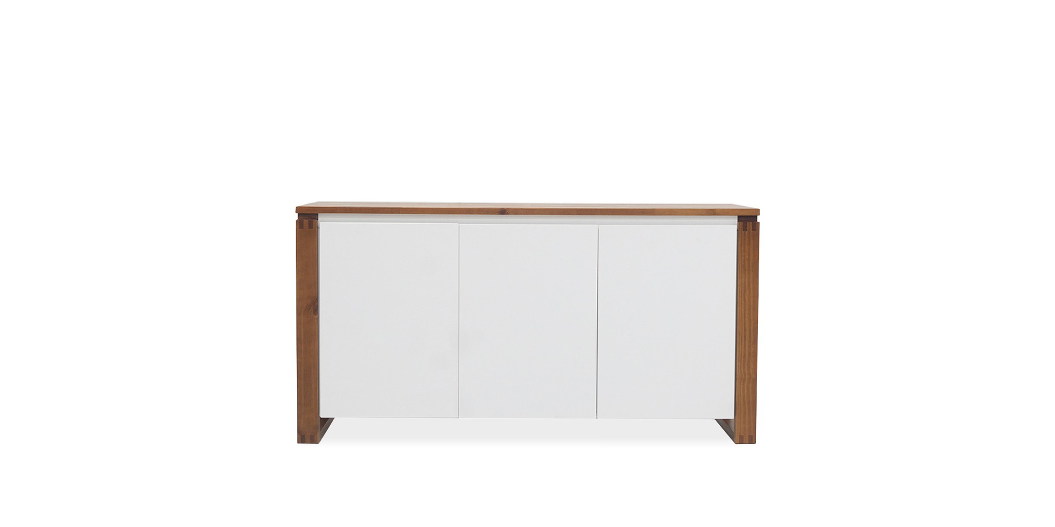 Craft Buffet Pine & MDF 3 Doors Garapa Off White