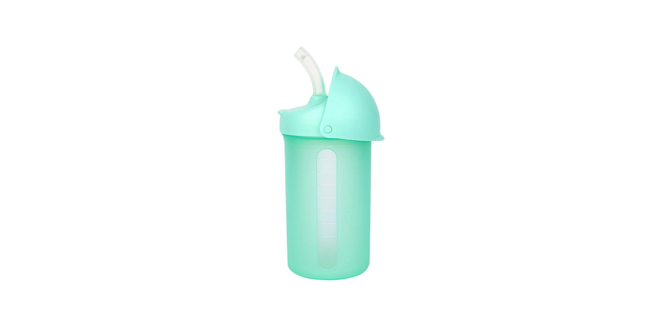 Boon Nursh Silicone Straw Top 9Oz Mint - B11440