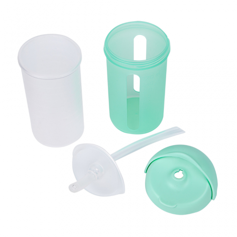Boon Nursh Silicone Straw Top 9Oz Mint - B11440