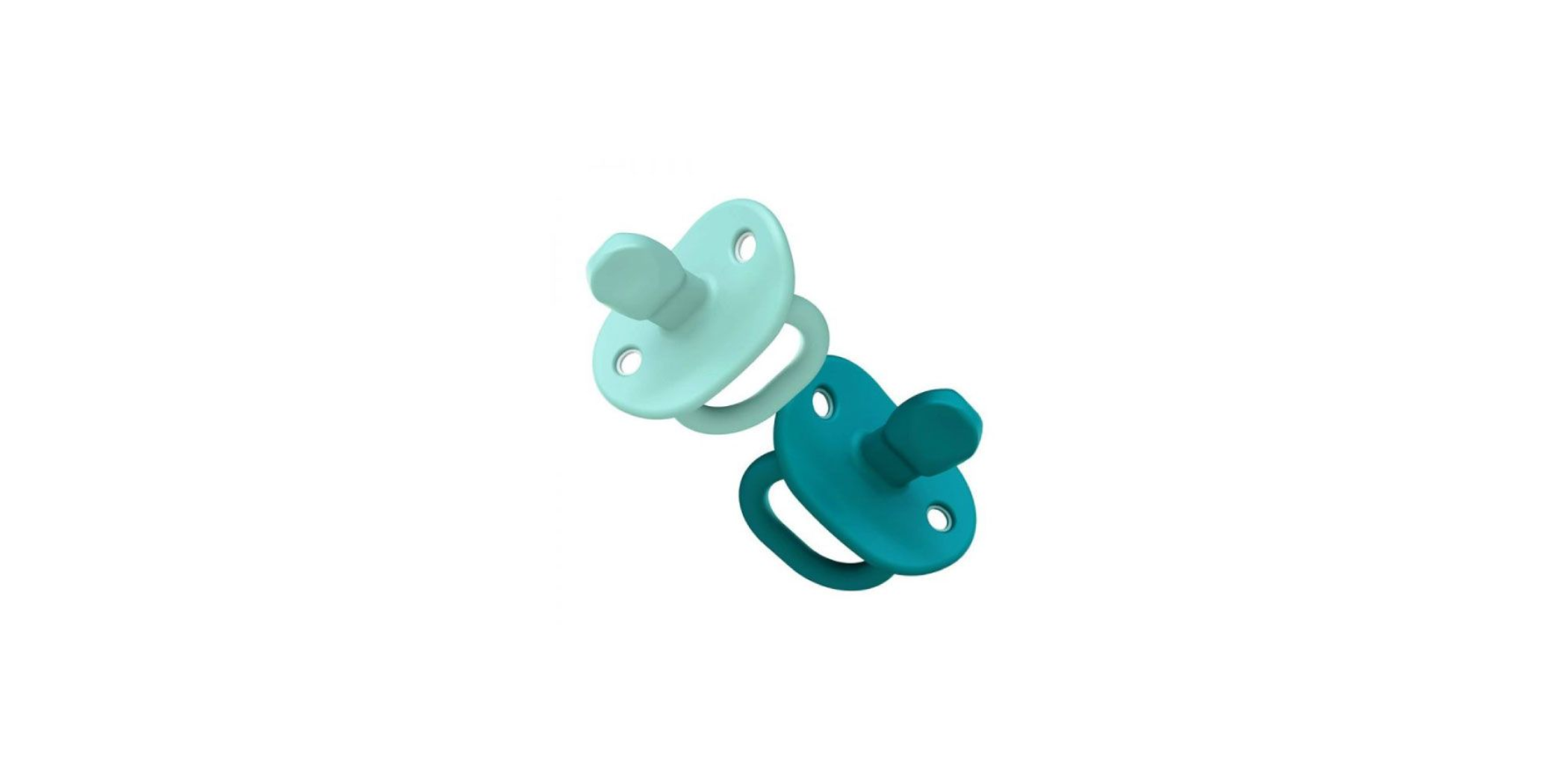 Boon Jewl Silicone Pacifier 2 Pk Blue 6M+ - B11276