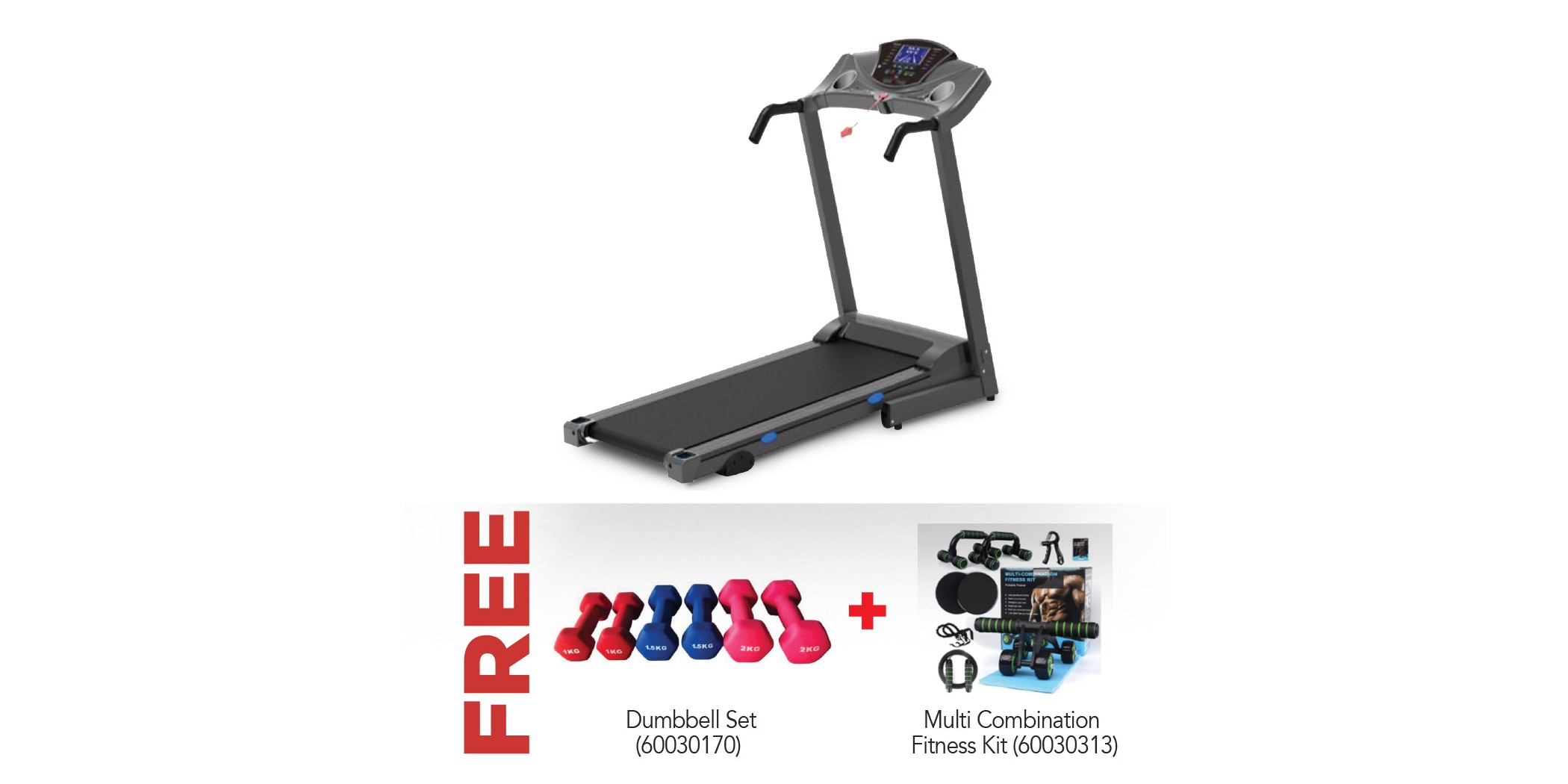 JDM Sports TM143 Motorized Treadmill & Free Multi Combination Fitness ...