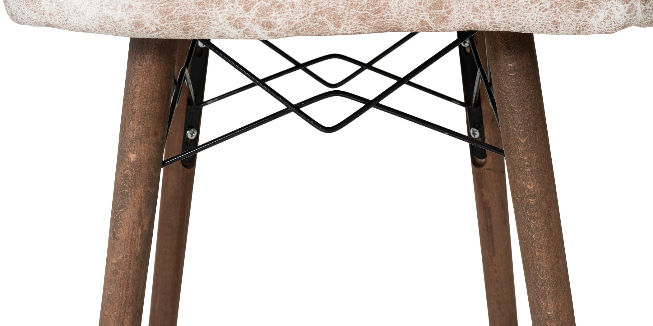 Miray Table & 8 Chairs Light Brown Fabric