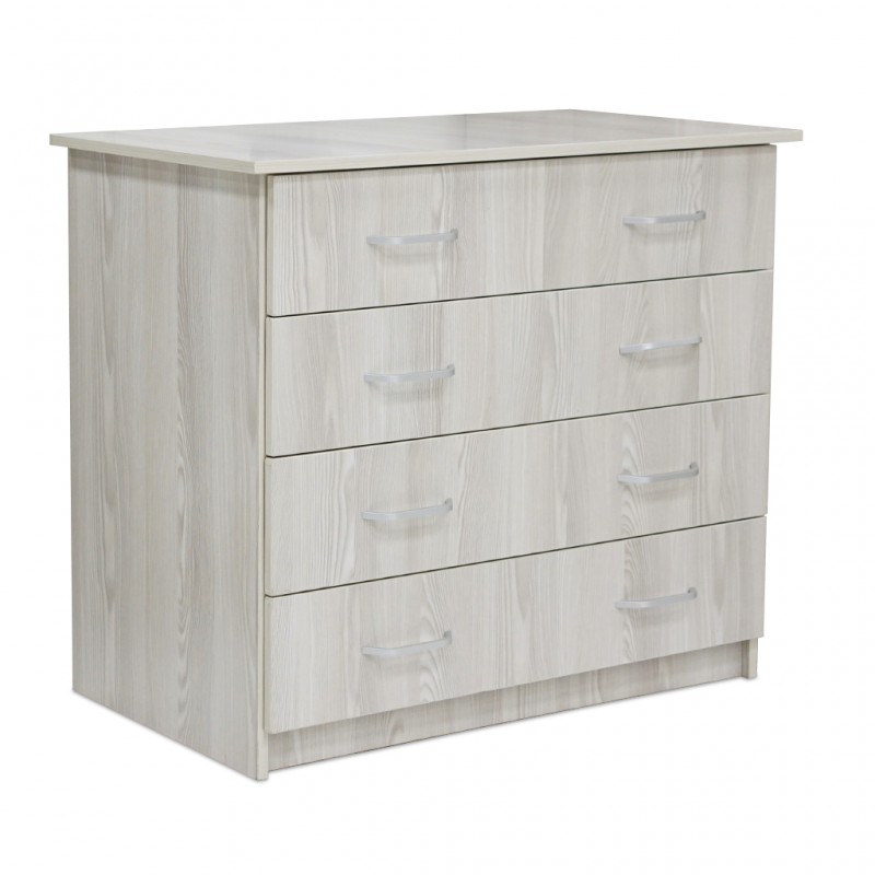 Grace Chest of Drawers MDF White Ash