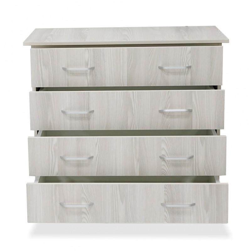 Grace Chest of Drawers MDF White Ash