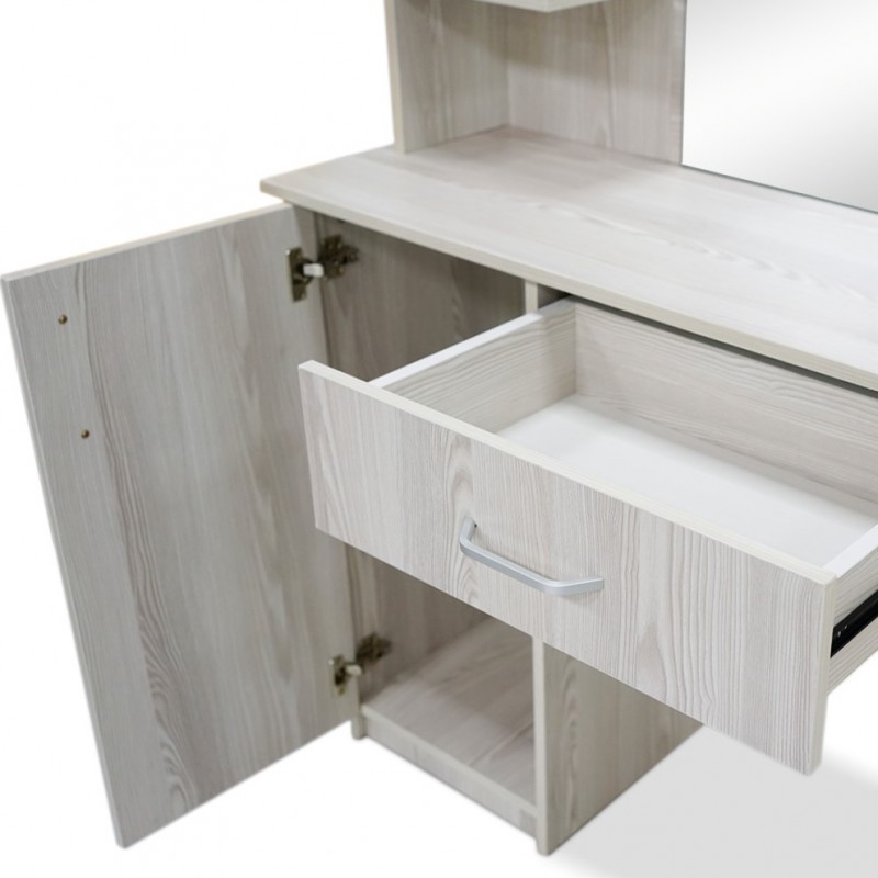 Grace Dressing Table MDF White Ash