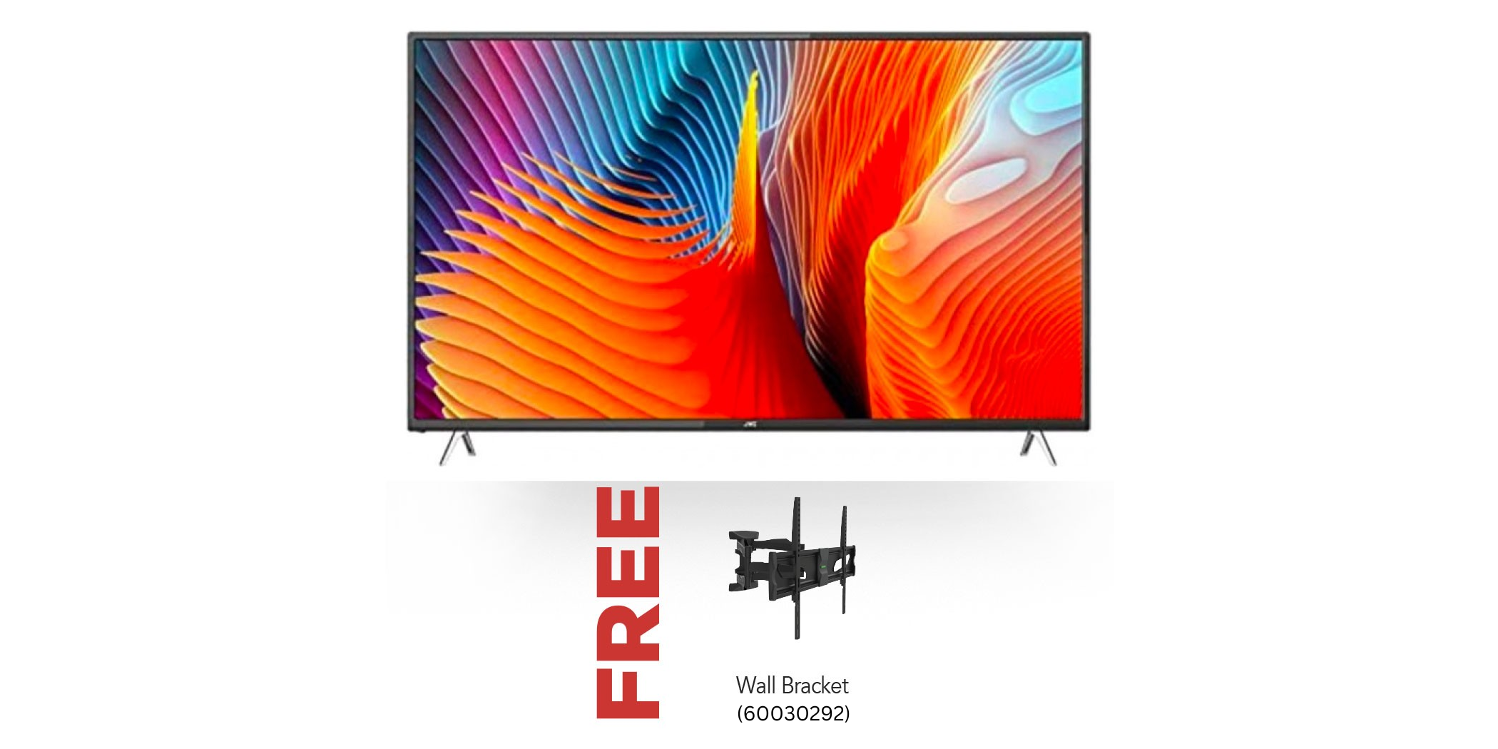JVC LT-55N775M 55" UHD SMART TV & Free Wall Bracket