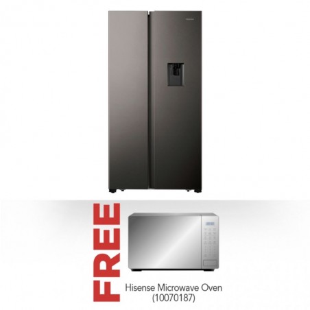 Hisense H670SIT-WD Refrigerator & Free Hisense H20MOMS11 Microwave Oven