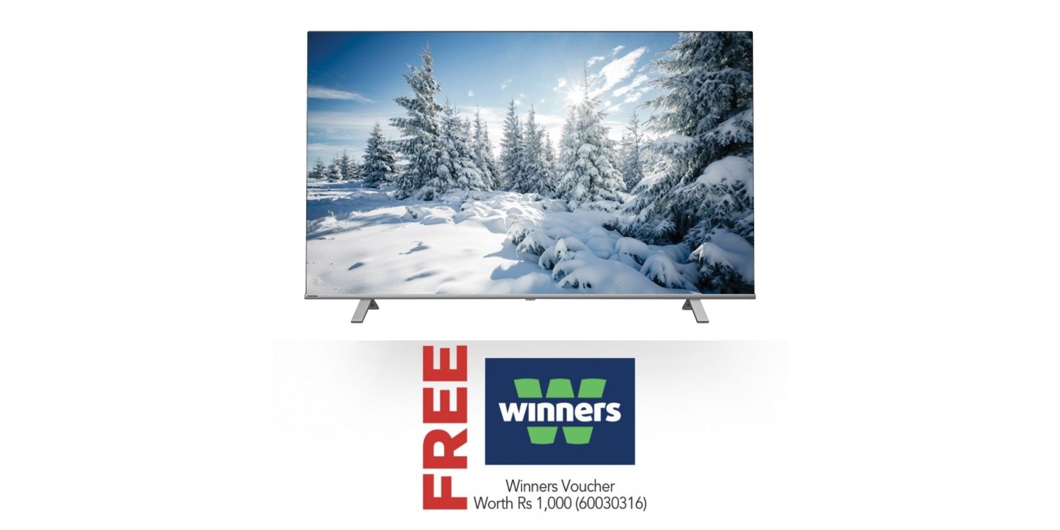 Toshiba 50C350KE 50” 4K Smart TV & Free Winners Voucher