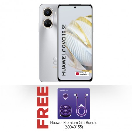 Huawei Nova 10SE Silver & Free Huawei Premium Gift Bundle