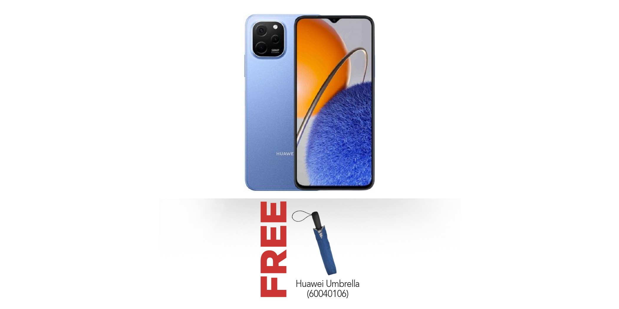 Huawei Nova Y61 Blue (4+128GB) & Free Huawei Umbrella
