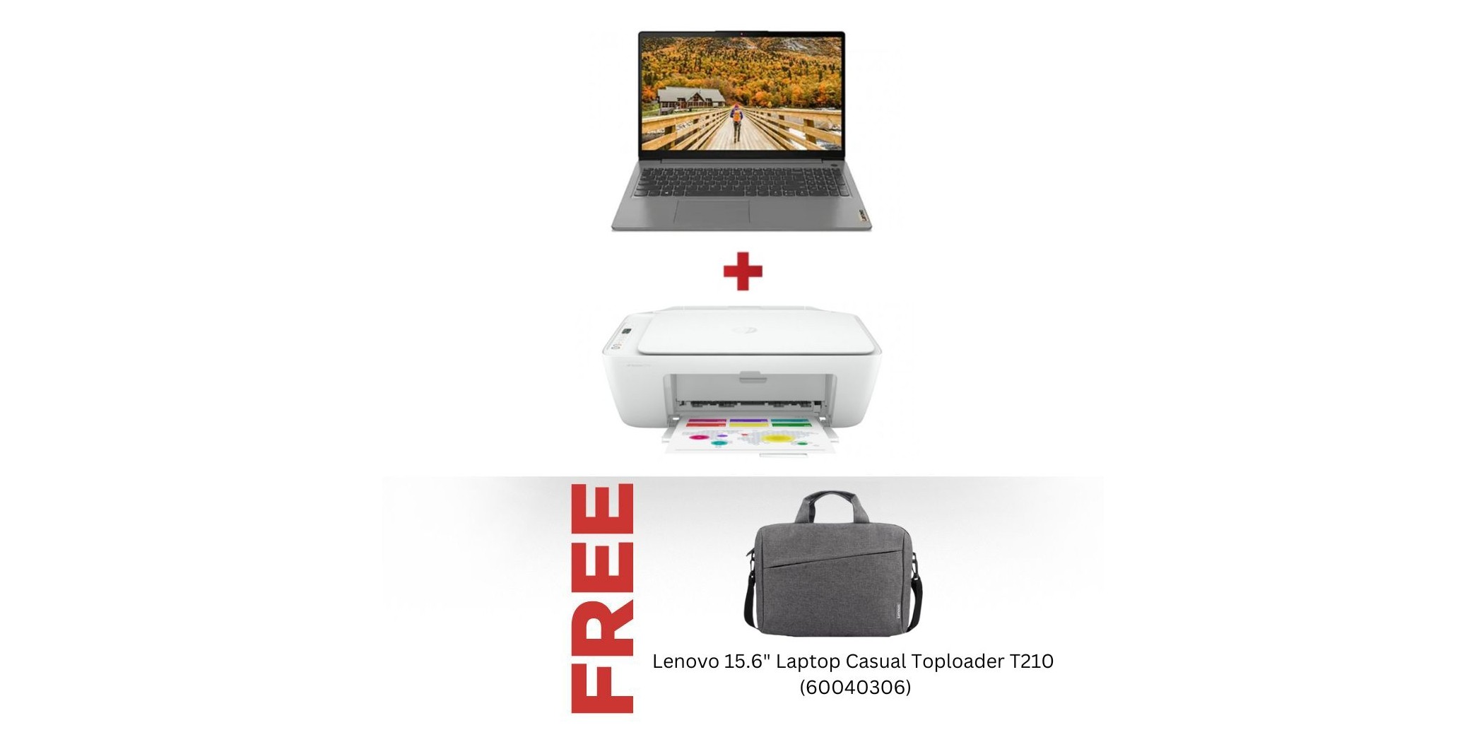 Lenovo IdeaPad S300 Intel® Core™ i3-1215U + HP DeskJet 2710 All-in-One ...