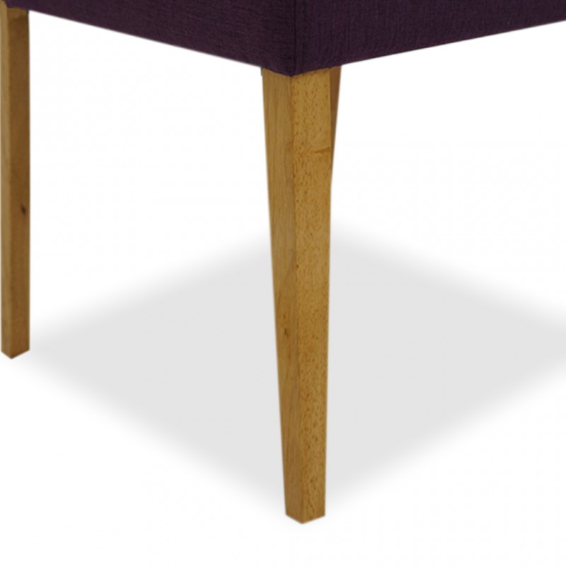 Davin Dining Chair Natural/Violet