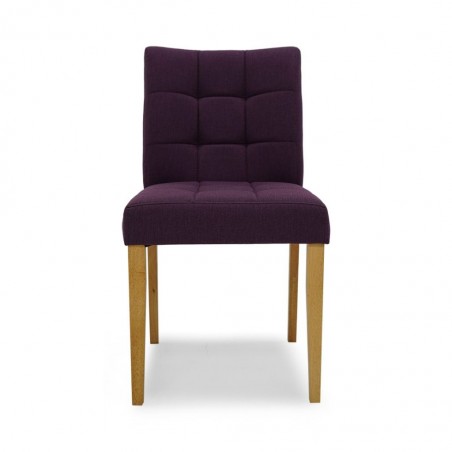 Davin Dining Chair Natural/Violet