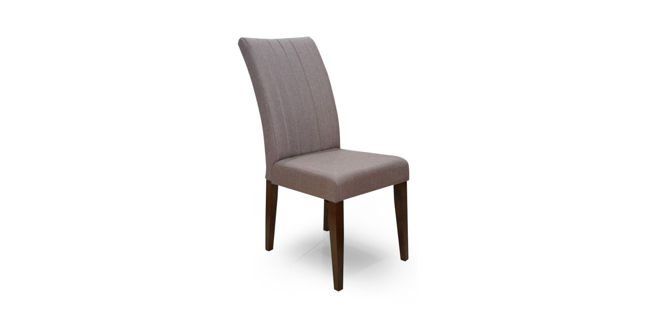 Kennedy Chair Light Brown Fabric Rubberwood