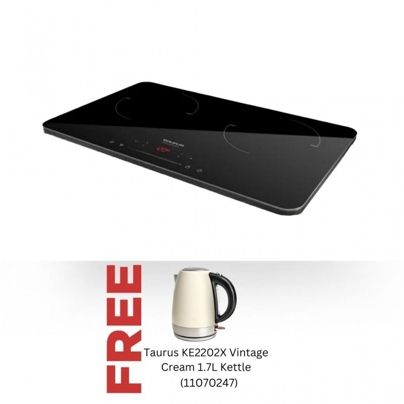 Taurus Darkfire Double Countertop Induction Hob - 974671000 & Free ...