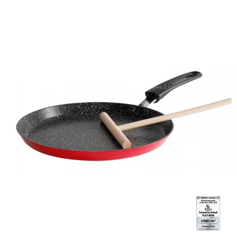 Stoneline WX 12927 25cm Red Crepe Pan "O"