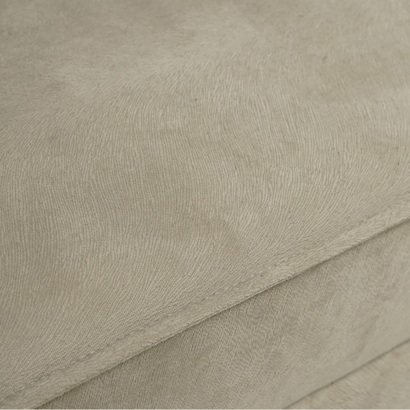 Icon Sofa 4 Seater + Ottoman Mocha Col Fabric