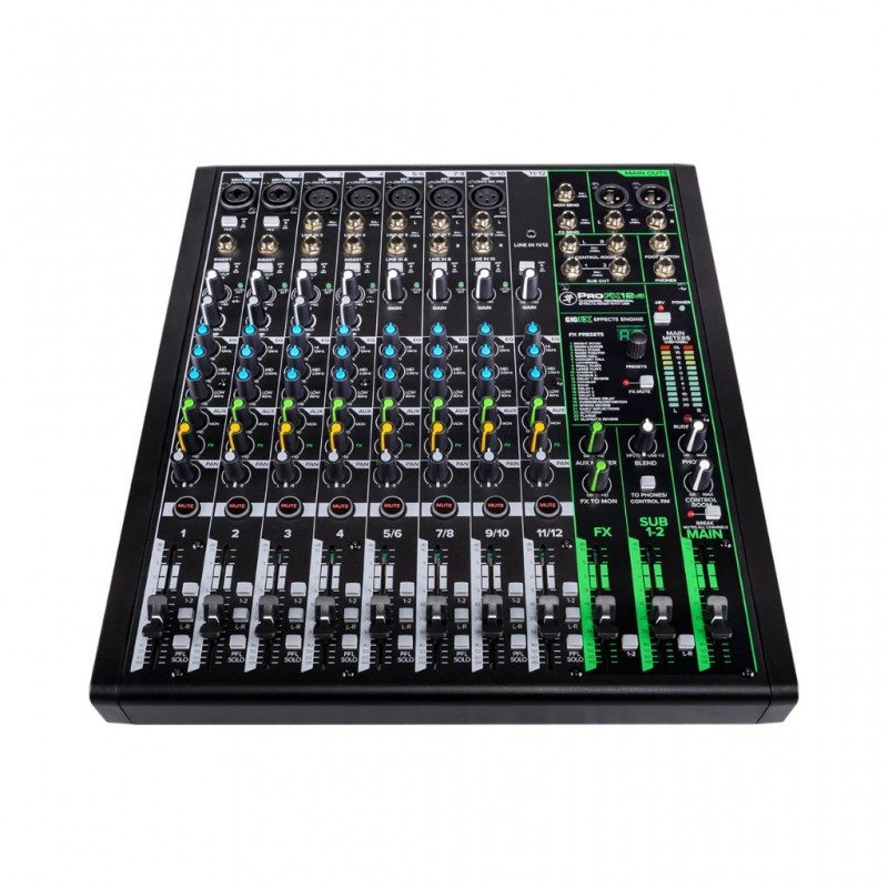 Mackie 2051301-01 Profx12V3 12-Channel Mixer Effects Professional With ...